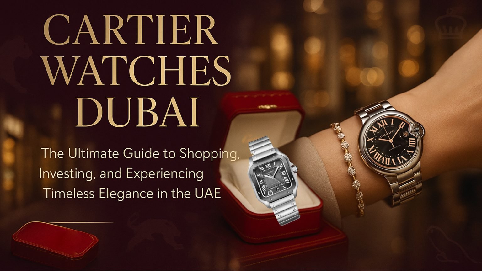 Cartier Watches Dubai | Buy, Invest, Ballon Bleu, Tank, Santos, Price ...